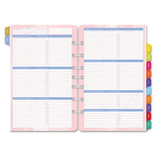 DAYTIMER'S INC. Flavia Dated Two-Page-per-Week Organizer Refill ...