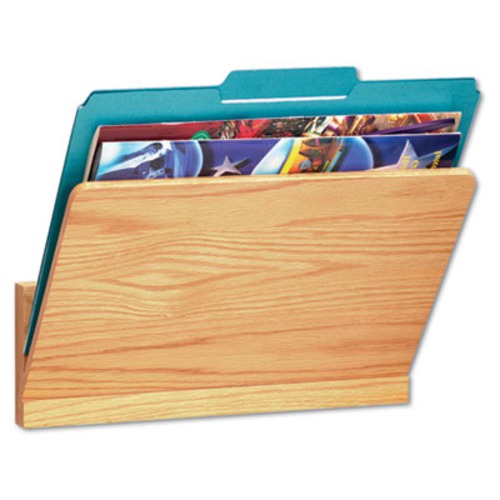 Carver Wood Wall File Pocket - CVR09691 - Shoplet.com