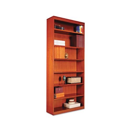Alera Square Corner Wood Bookcase - ALEBCS78436MC - Shoplet.com Alera Square Corner Wood Bookcase - ALEBCS78436MC - Shoplet.com
