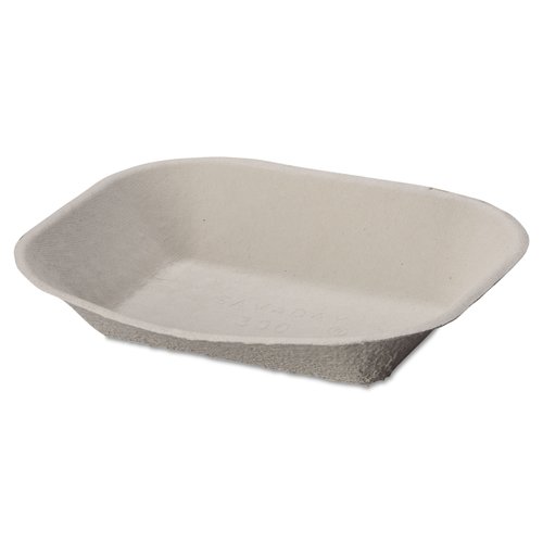 Chinet Savaday Molded Fiber Food Tray - HUH10405CT - Shoplet.com