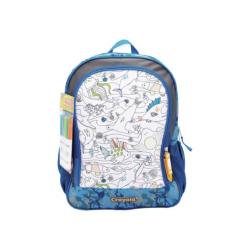 Crayola Color-Your-Own Backpack - CYOB23CL56806ST - Shoplet.com