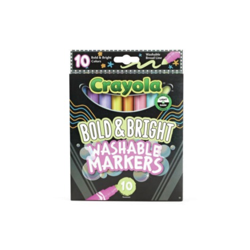 Crayola Bold and Bright Washable Markers - CYO587735 - Shoplet.com