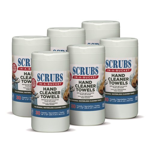 SCRUBS Hand Cleaner Towels - ITW42230CT - Shoplet.com