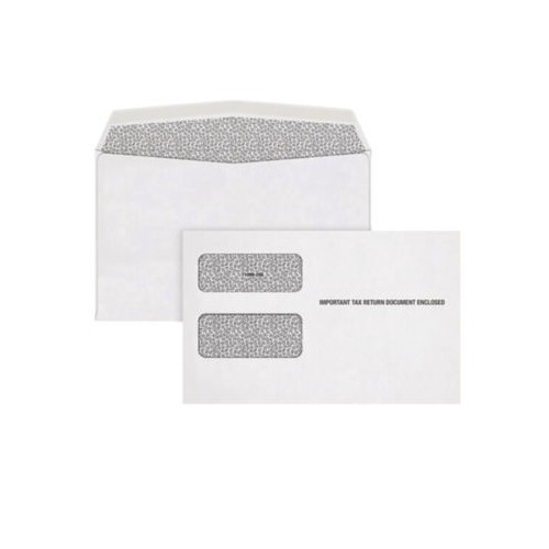 Adams 2-Up 1099 and 1098 Gummed Seal Double-Window Security Tint ...