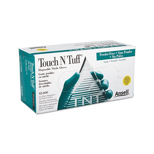 Ansell Touch N Tuff Nitrile Gloves - ANS92600859 - Shoplet.com