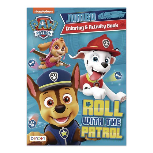 Bendon Nickelodeon Paw Patrol Jumbo Coloring and Activity Book ...