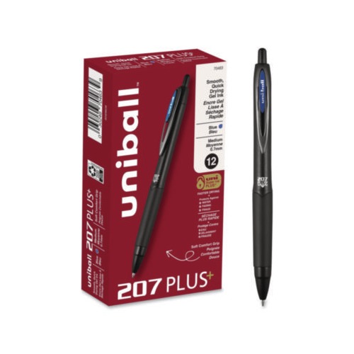 Uni-ball 207 Plus Gel Pen - UBC70463 - Shoplet.com