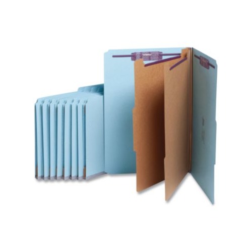 Smead Six-Section Pressboard Top Tab Classification Folders - SMD19030 ...
