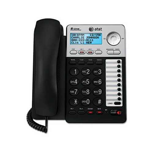 At&t ML17929 Two-Line Corded Speakerphone - ATTML17929 - Shoplet.com