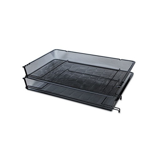 Universal Deluxe Mesh Stacking Side Load Tray - UNV20012 - Shoplet.com