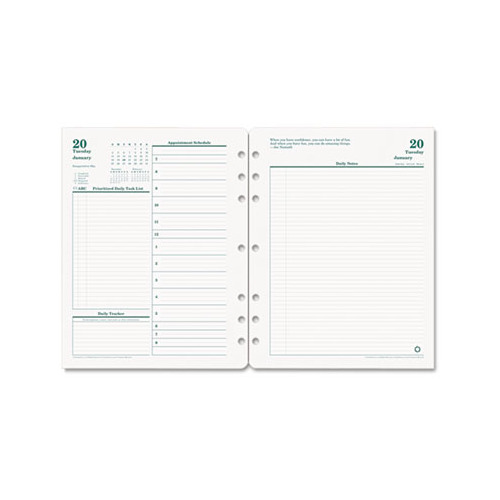 Franklincovey Original Dated Daily Planner Refill - FDP3542713 ...