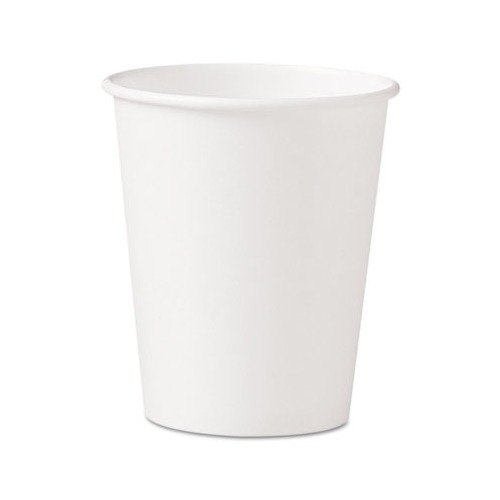 Dart Single-Sided Poly Paper Hot Cups - SCC370W - Shoplet.com