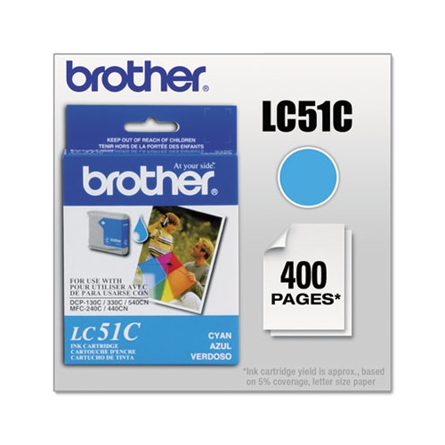 Brother LC51C Innobella Ink - BRTLC51C - Shoplet.com