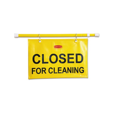 Rubbermaid Site Safety Hanging Sign - RCP9S15YEL - Shoplet.com