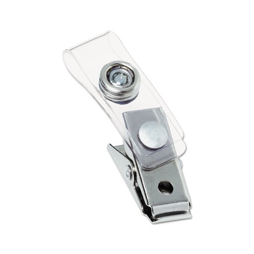 Swingline Gbc Badge Clips with Plastic Straps - GBC1122897 - Shoplet.com