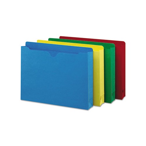 Smead Colored File Jackets with Reinforced Double-Ply Tab - SMD75673 ...