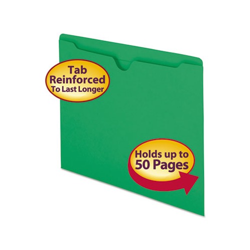 Smead Colored File Jackets with Reinforced Double-Ply Tab - SMD75503 ...