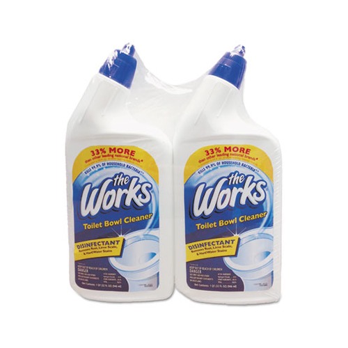 The Works Disinfectant Toilet Bowl Cleaner - KIK33302WK - Shoplet.com