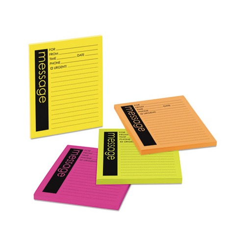 Post-it Self-Stick Message Pad - MMM76794SS - Shoplet.com