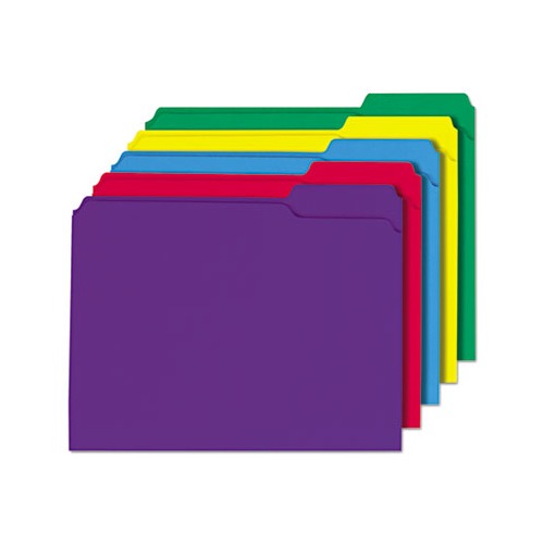Universal Reinforced Top-Tab File Folders - UNV16166 - Shoplet.com