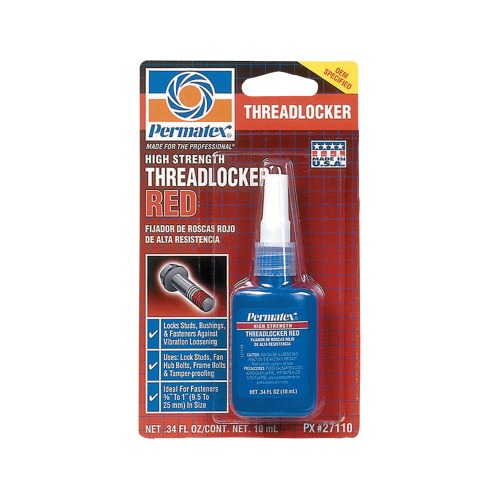 Devcon Permatex High Strength Red Threadlocker - 27110 - 230-27110 ...