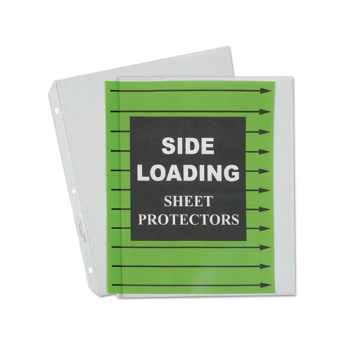 C-line Side Loading Polypropylene Sheet Protectors - CLI62313 - Shoplet.com