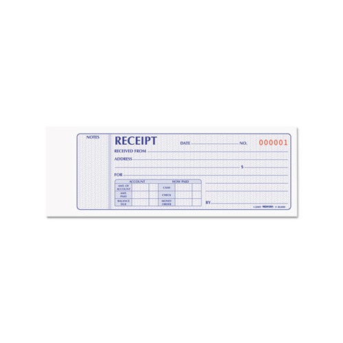 Rediform Receipt Book - RED8L800 - Shoplet.com