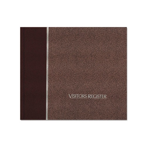 National Hardcover Visitor Register Book - RED57803 - Shoplet.com