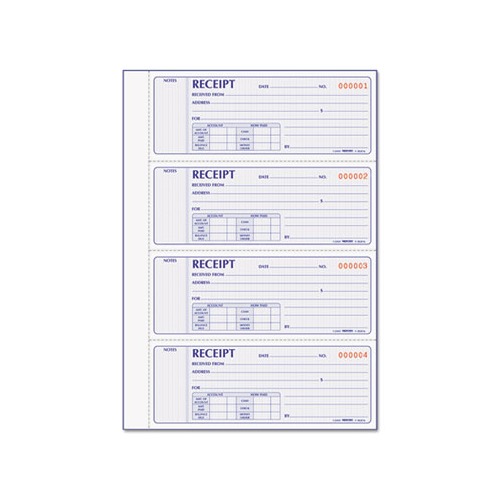 Rediform Receipt Book - RED8L816 - Shoplet.com