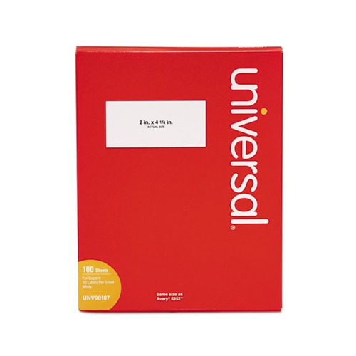 Universal Copier Mailing Labels - UNV90107 - Shoplet.com