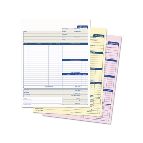 Tops Snap-Off Job Invoice Form - TOP3866 - Shoplet.com
