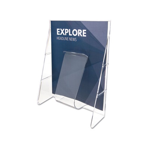 Deflecto Stand-Tall Wall-Mount Literature Rack - DEF55501 - Shoplet.com
