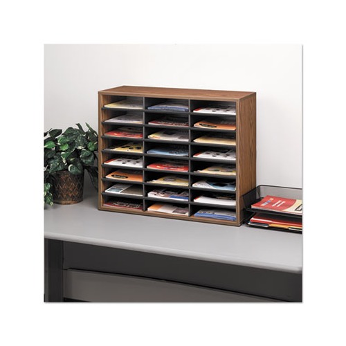 Fellowes Literature Organizer, 24 Letter Sections, 29 x 11 7/8 x 23 7/ ...