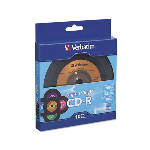 Verbatim CD-R with Digital Vinyl Surface - VER97935 - Shoplet.com