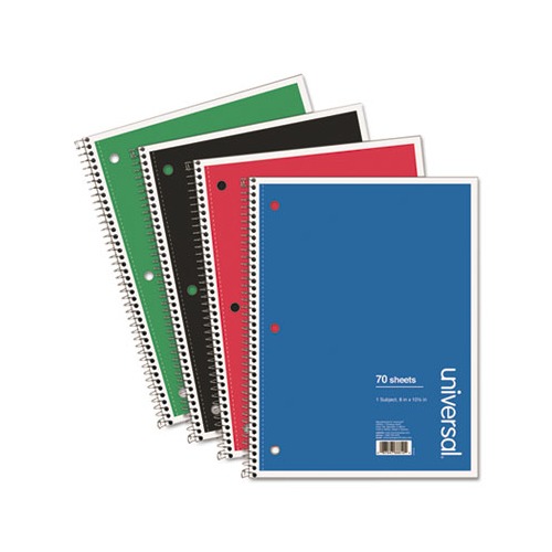 Universal Wirebound Notebook - UNV66624 - Shoplet.com