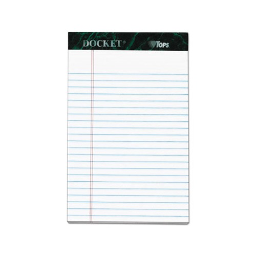 Tops Docket Ruled Perforated Pads - TOP63366 - Shoplet.com