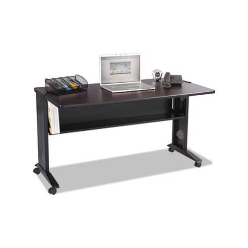 Safco Mobile Computer Desk with Reversible Top - SAF1933 - Shoplet.com