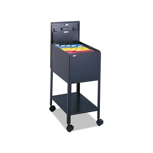 Safco Standard Locking Mobile Tub File - SAF5361BL - Shoplet.com