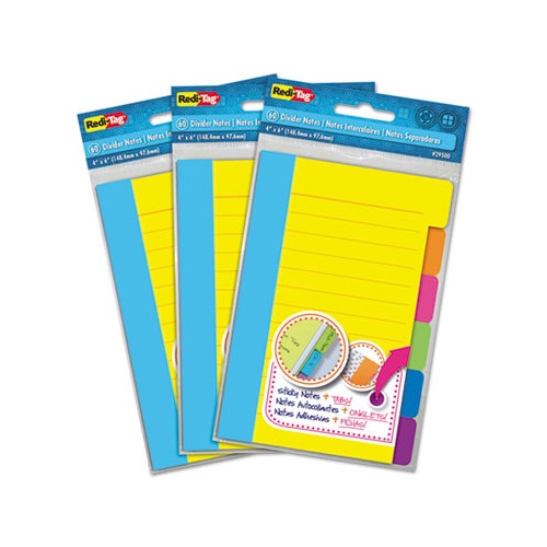 Redi-tag Divider Sticky Notes - RTG10245 - Shoplet.com