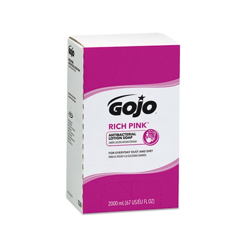 Gojo RICH PINK Antibacterial Lotion Soap Refill - GOJ7220 - Shoplet.com