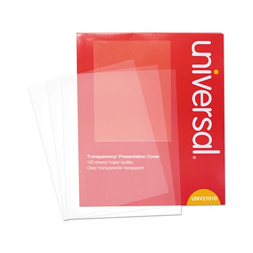 Universal Black and White Laser Printer Transparent Sheets - UNV21010 ...