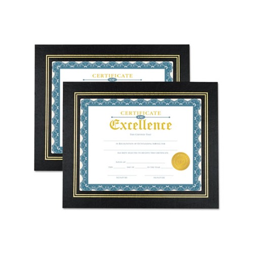Universal Leatherette Document Frame - UNV76838 - Shoplet.com