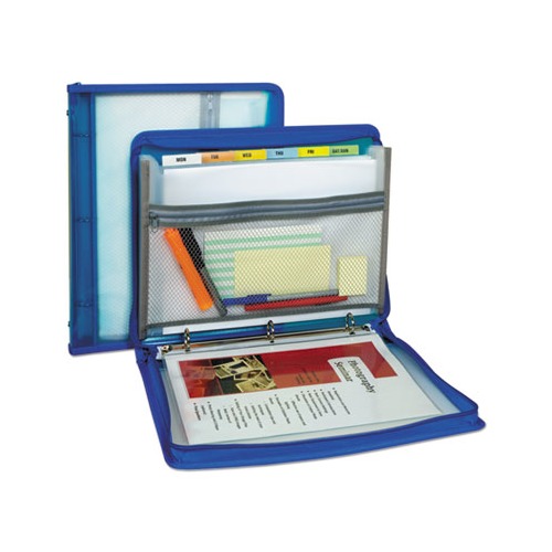 C-line Zippered Binder with Expanding File - CLI48115 - Shoplet.com
