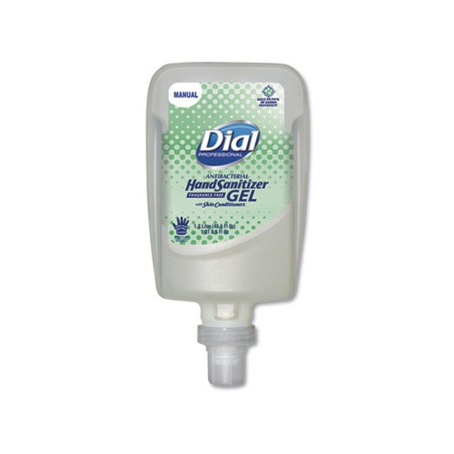 Dial FIT Fragrance-Free Antimicrobial Manual Dispenser Refill Gel Hand ...