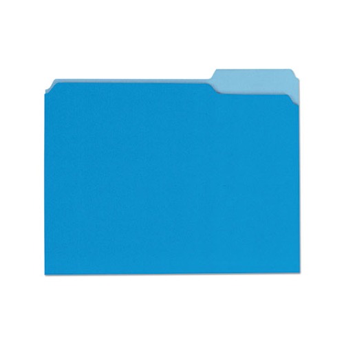 Universal Deluxe Colored Top Tab File Folders - UNV10501 - Shoplet.com