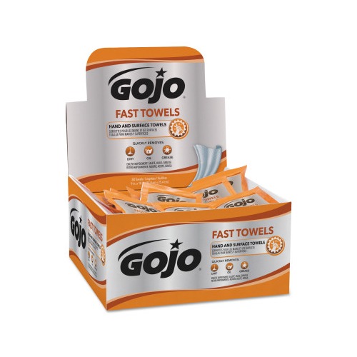 Gojo FAST WIPES Hand Cleaning Towels - 628004 - 315-6280-04 - Shoplet.com