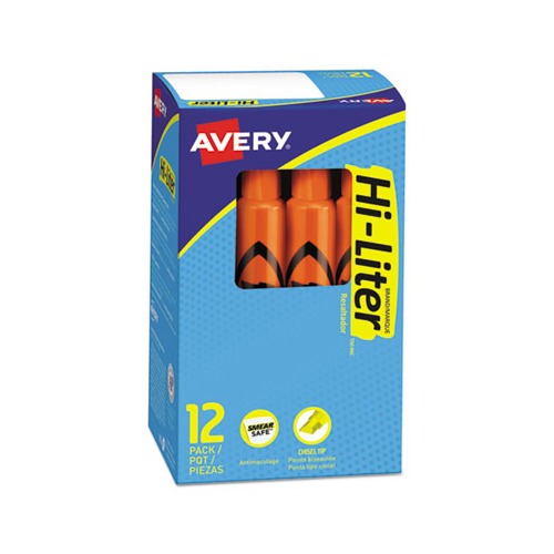 Avery HI-LITER Desk-Style Highlighters - AVE24050 - Shoplet.com