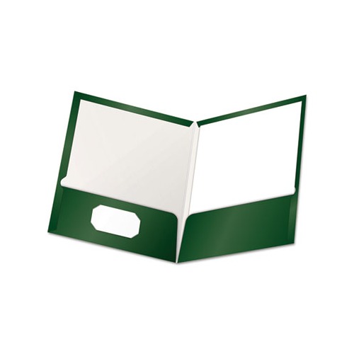 Oxford High Gloss Laminated Paperboard Folder - OXF51717 - Shoplet.com