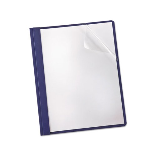 Oxford Linen Finish Clear Front Report Cover - OXF53343 - Shoplet.com