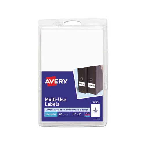 Avery Removable Multi-Use Labels - AVE05453 - Shoplet.com